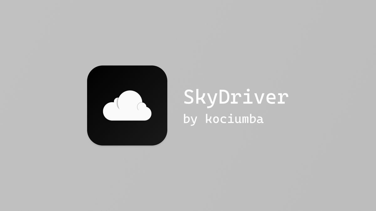Welcome to SkyDriver